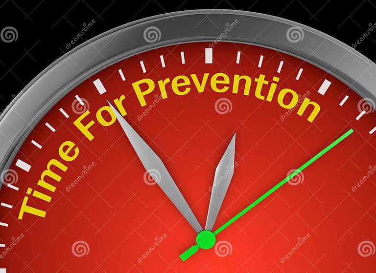Time for prevention stock illustration. Illustration of diagnosis ...