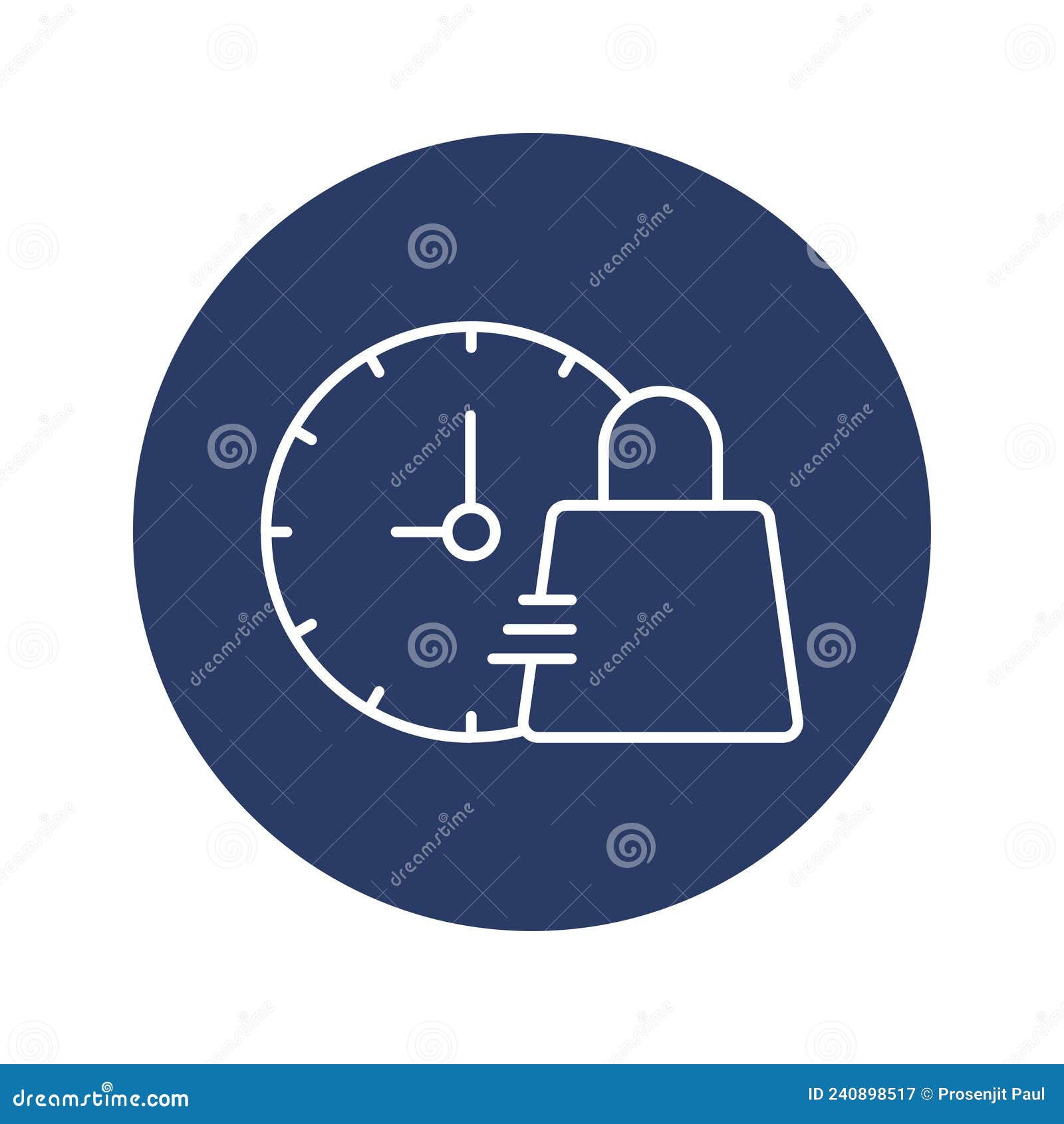 On Time Product Delivery Icon Stock Vector - Illustration of business ...