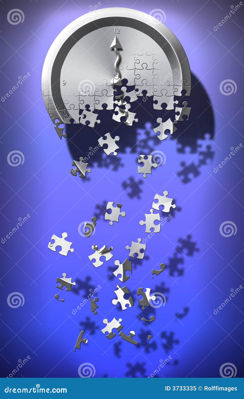 Time Puzzle Royalty Free Stock Photo - Image: 3733335