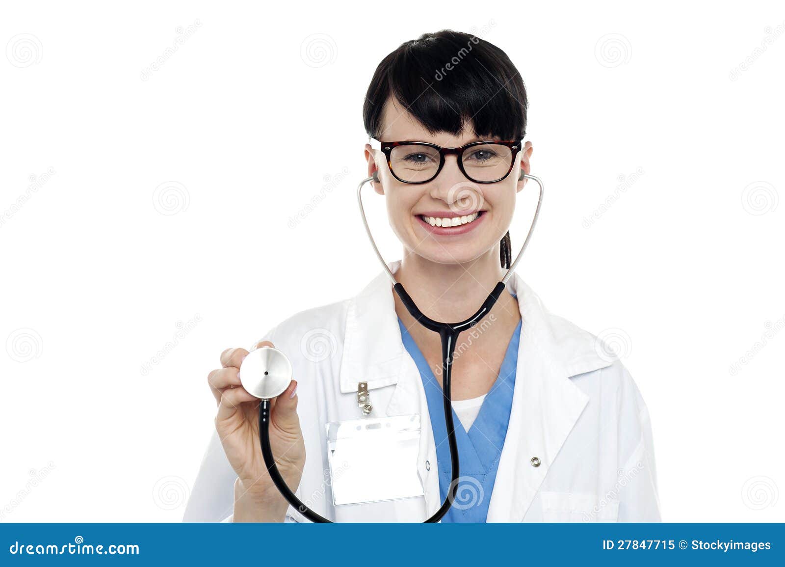 Time for a Regular Health Check Up Stock Image - Image of attractive ...