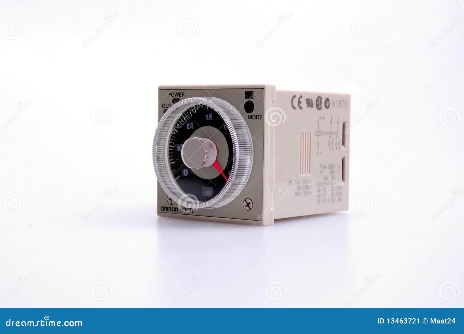 TIME RELAY stock image. Image of control, electronic - 13463721