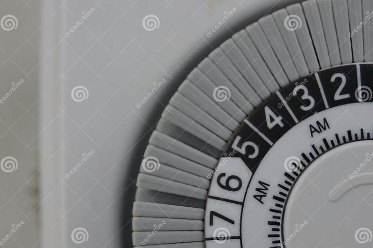 Time Relay with Mechanical Programming Stock Photo - Image of ...
