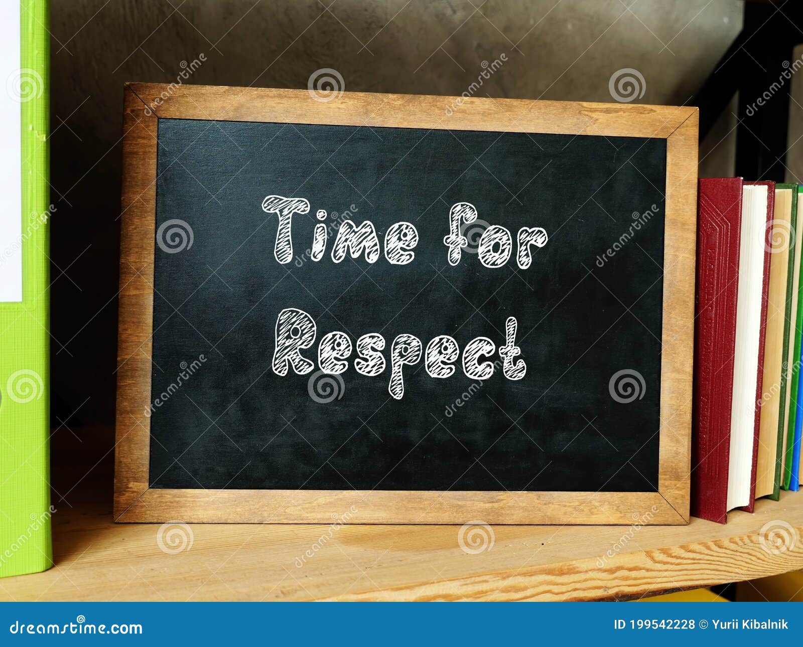 Time for Respect Phrase on the Page Stock Photo - Image of time, home ...