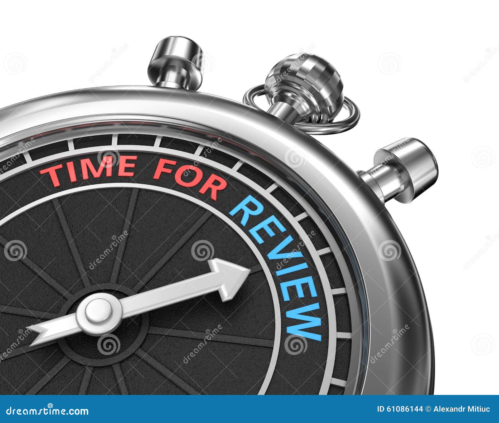 Time for Review, 3d Concept Stock Illustration - Illustration of audit ...