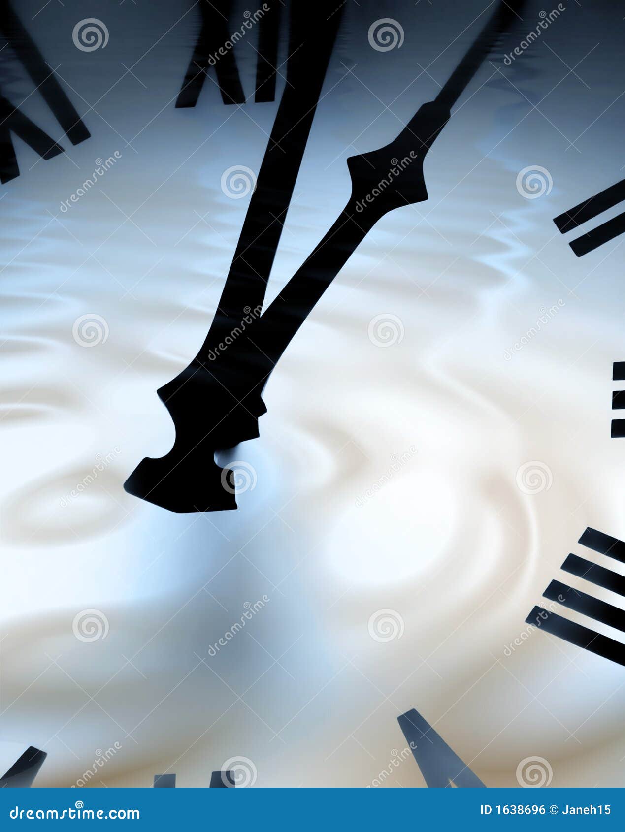 Time ripples stock illustration. Illustration of face - 1638696