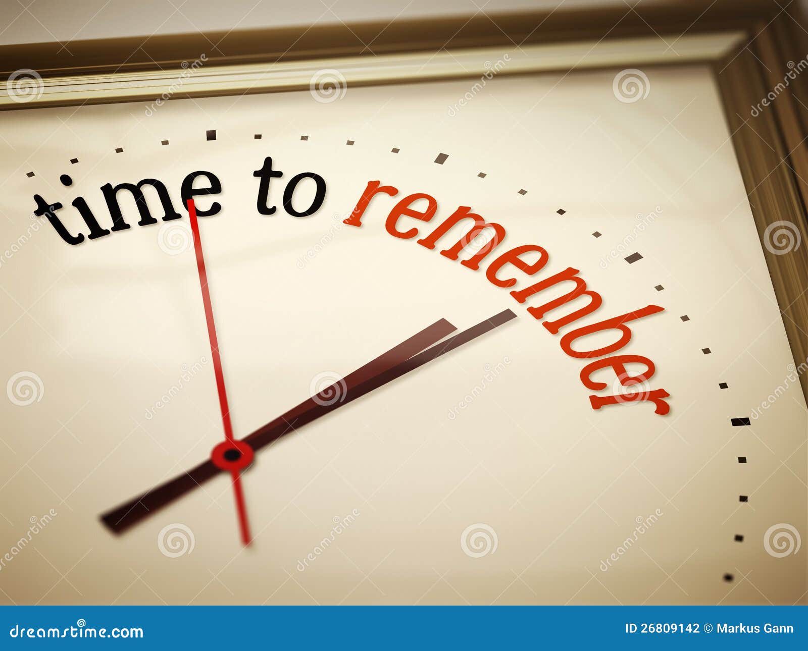 Time ro remember stock illustration. Illustration of countdown - 26809142