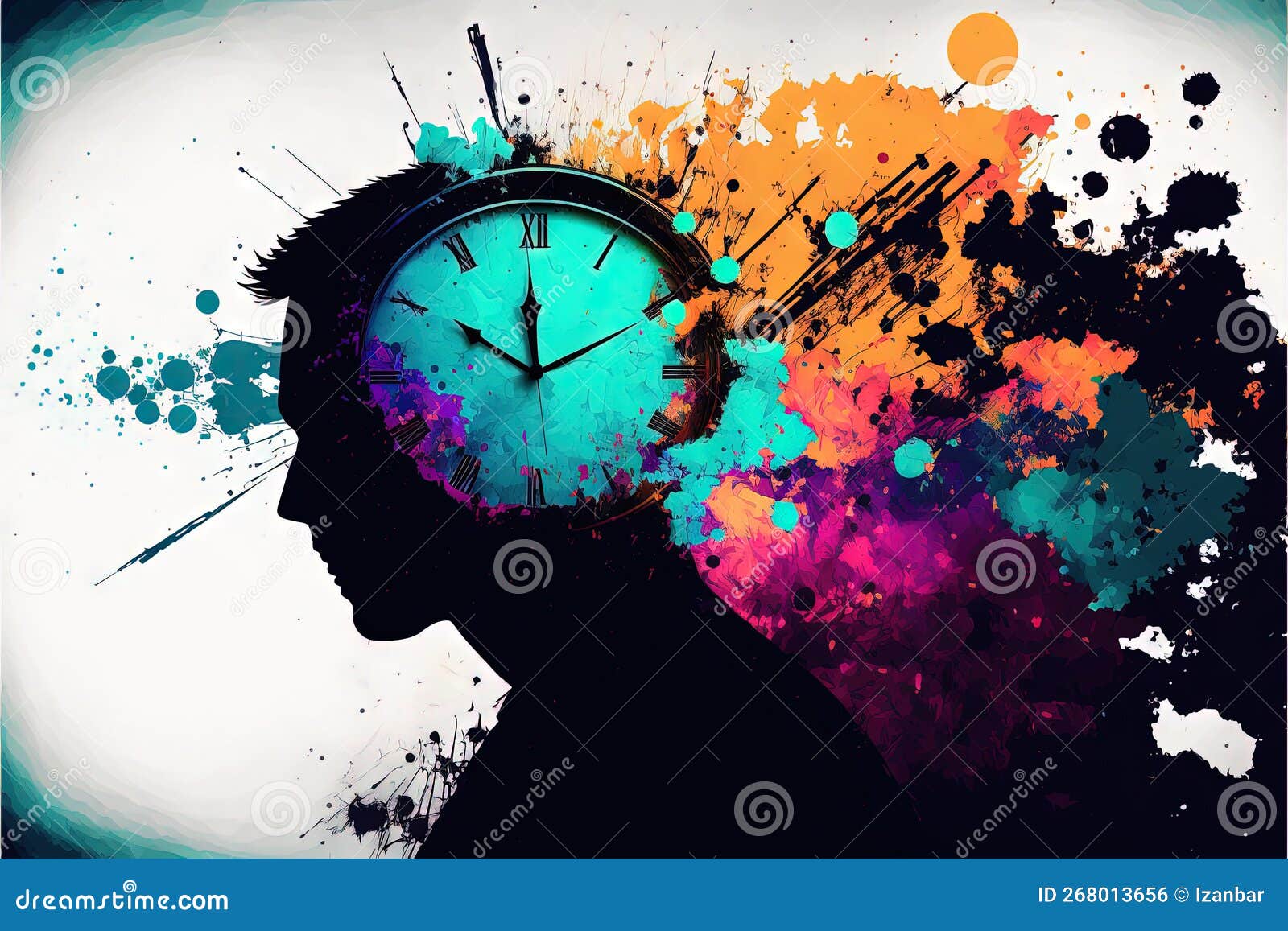 Time Running Fast Abstract Wasting of Time Concept Quick, Fast, Speed ...