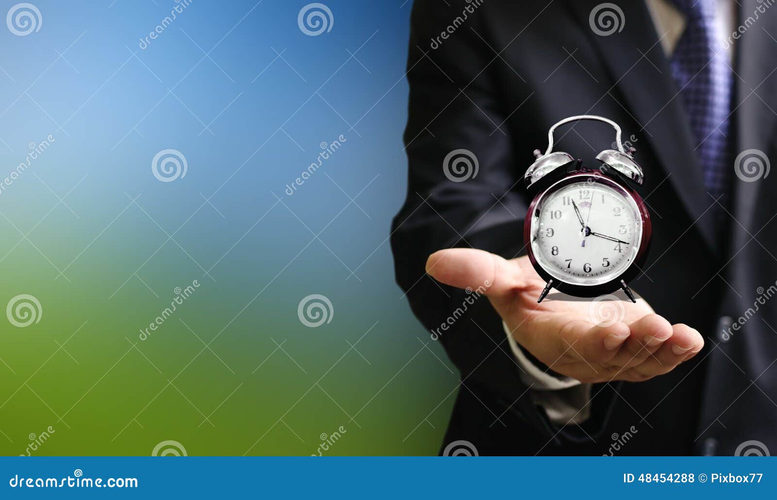 Time Is Running Fast. Hourglass In The Hands Symbolize The The Brevity ...