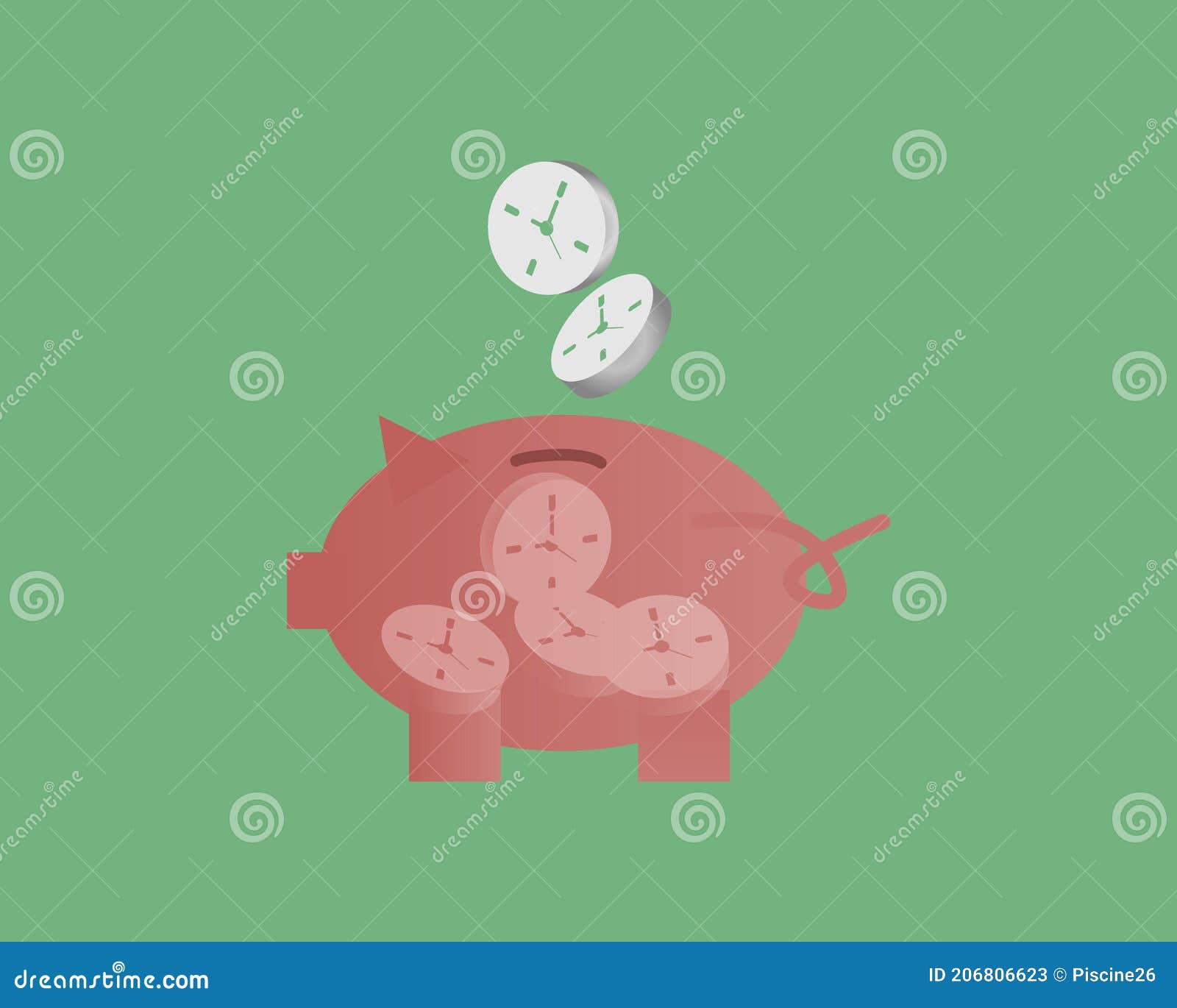 Time Saving Due To Well Planning of Work Schedule Vector Stock Vector ...