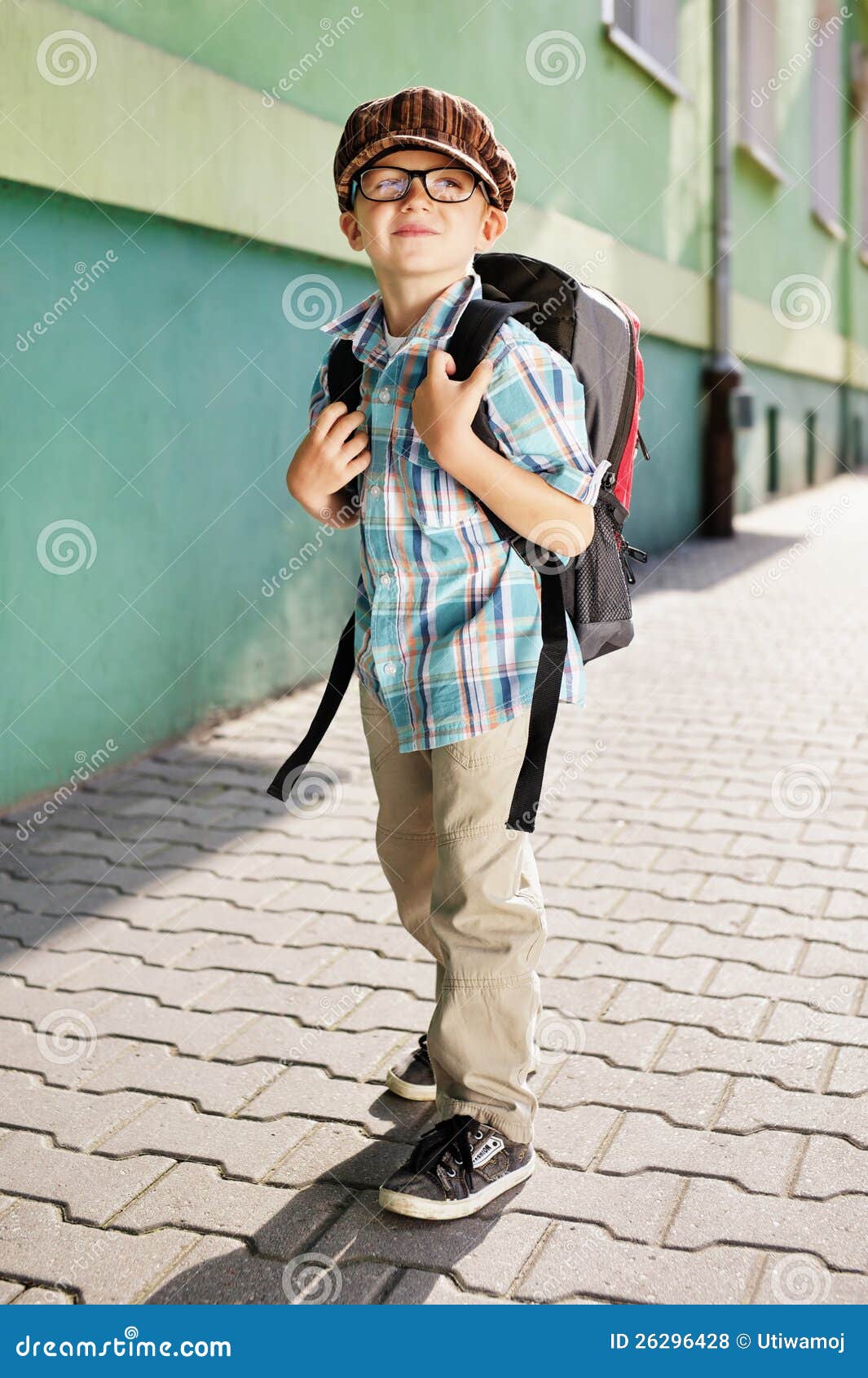Time for School. Dreamy Kid. Stock Photo - Image of learning, explorer ...