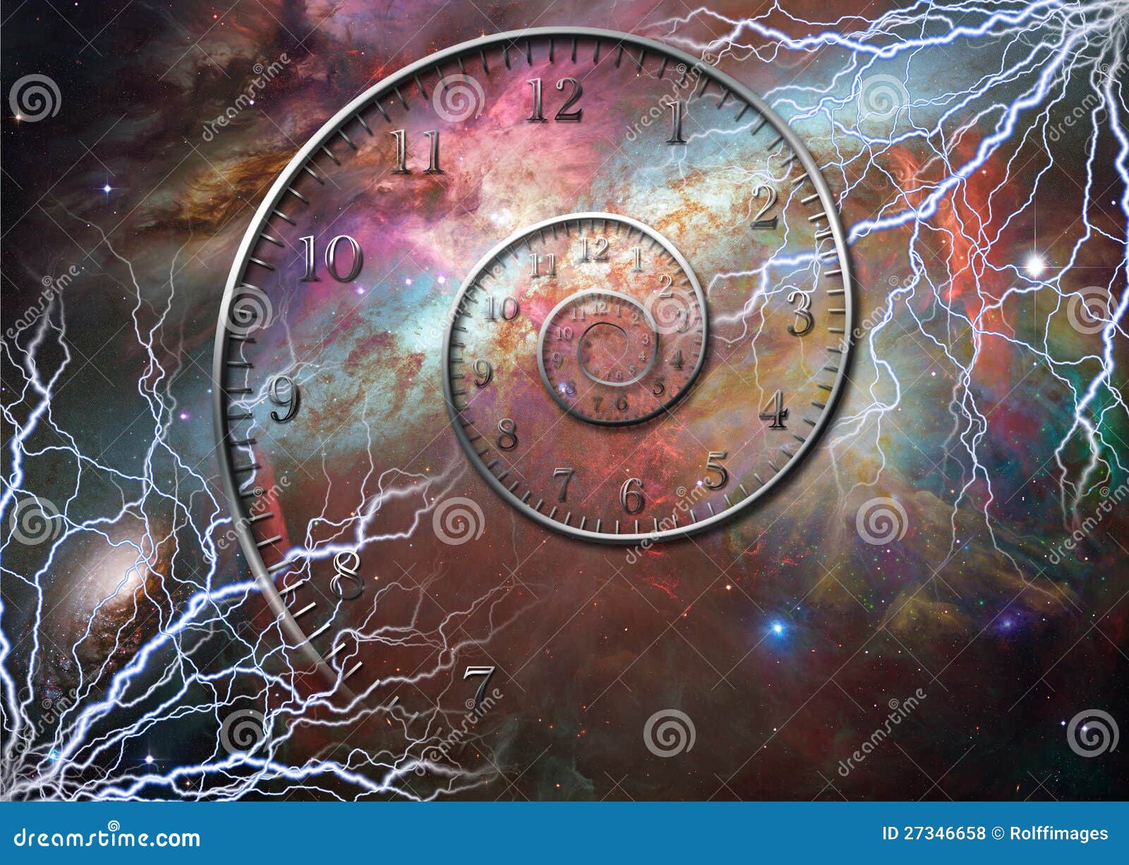 Time space stock illustration. Illustration of deadline - 27346658
