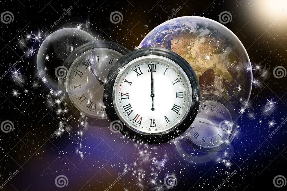 Time and space stock illustration. Illustration of future - 6229895