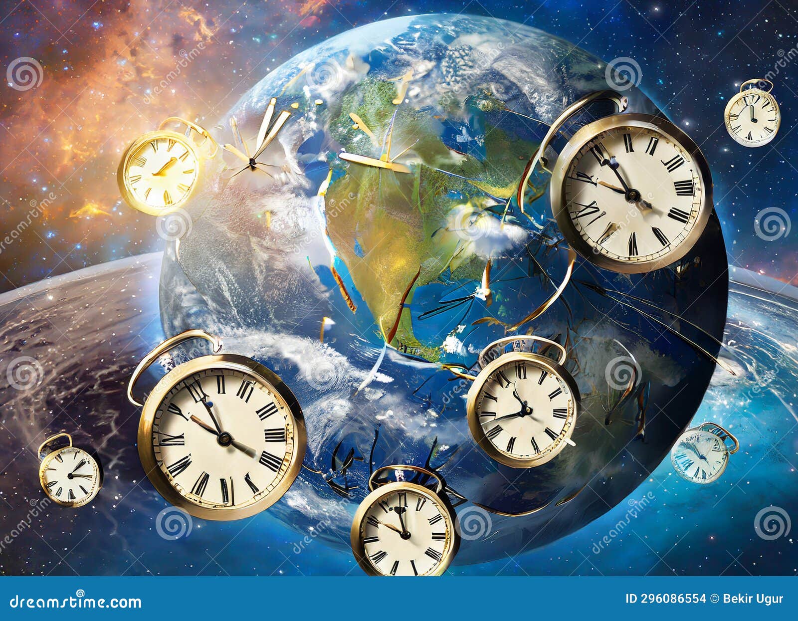 Time and space stock illustration. Illustration of pointing - 296086554