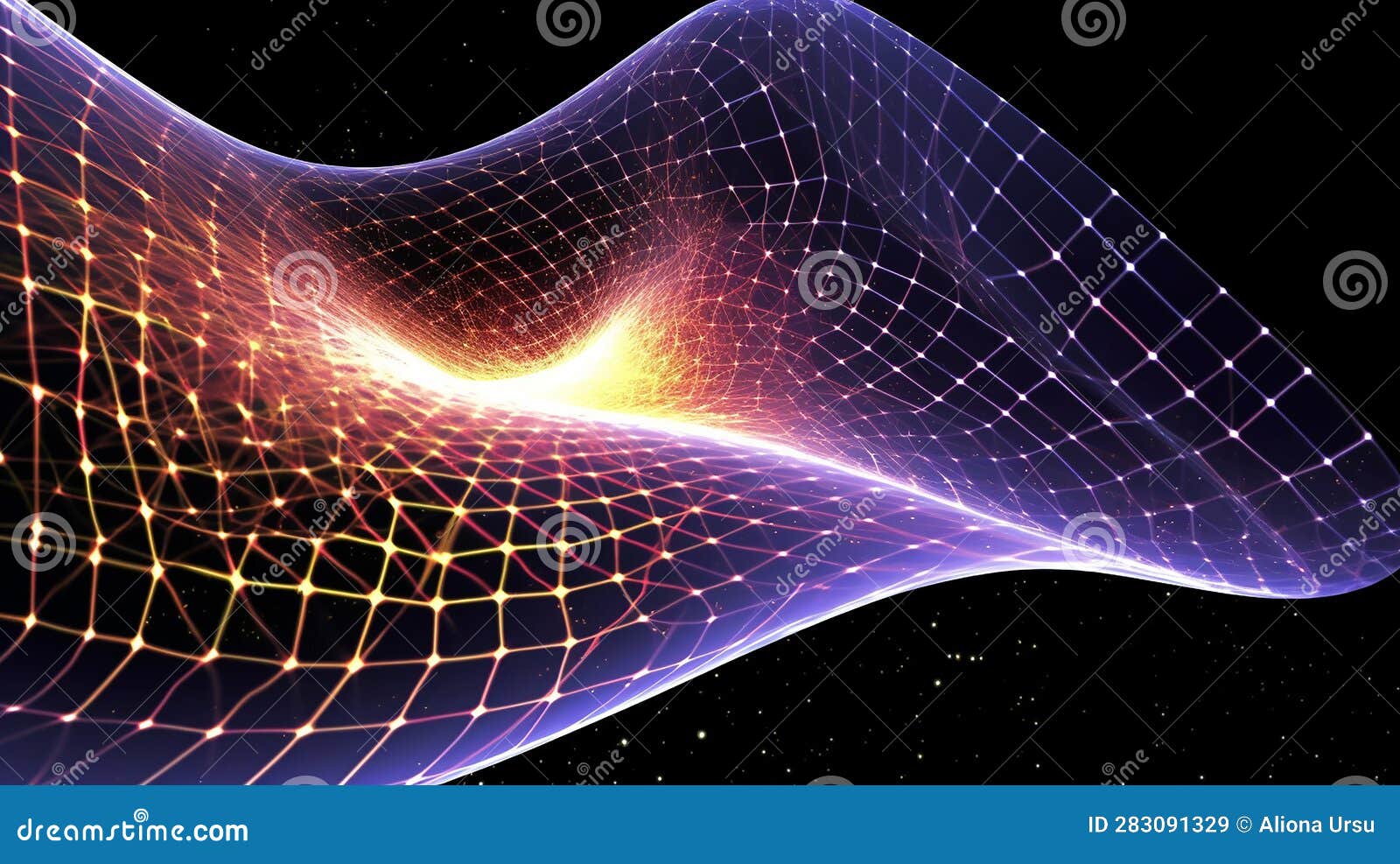 Time-Space Distortion: Abstract Visualization of Spacetime Continuum ...