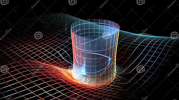 Time-Space Distortion: Abstract Visualization of Spacetime Continuum ...