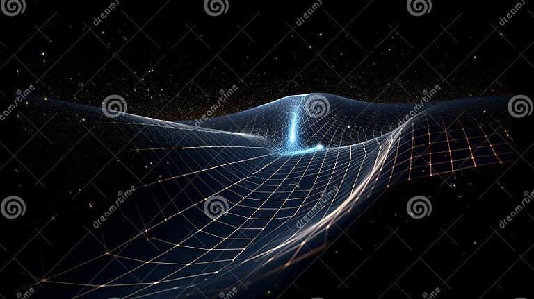 Time-Space Distortion: Abstract Visualization of Spacetime Continuum ...