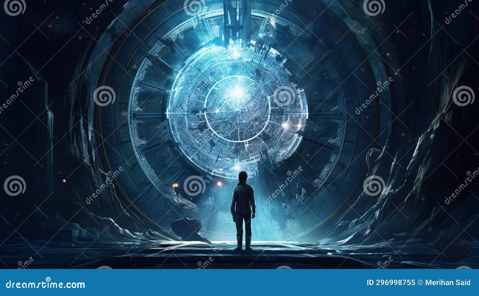 The Time and Space Gate that Opens on the Wilderness, AI Generative ...