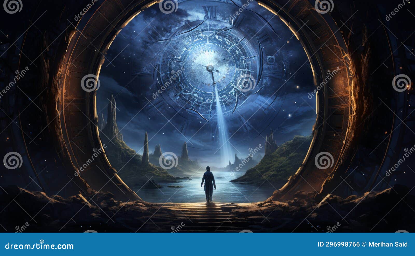 The Time and Space Gate that Opens on the Wilderness, AI Generative ...