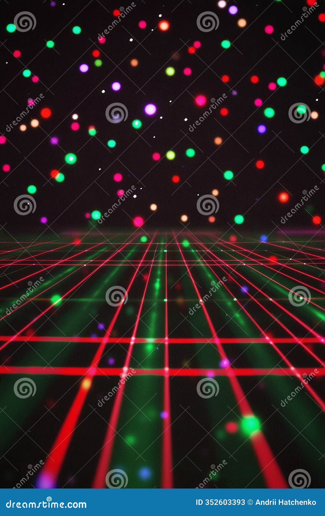 Time-space Grid with Gravitational Distortion Stock Illustration ...