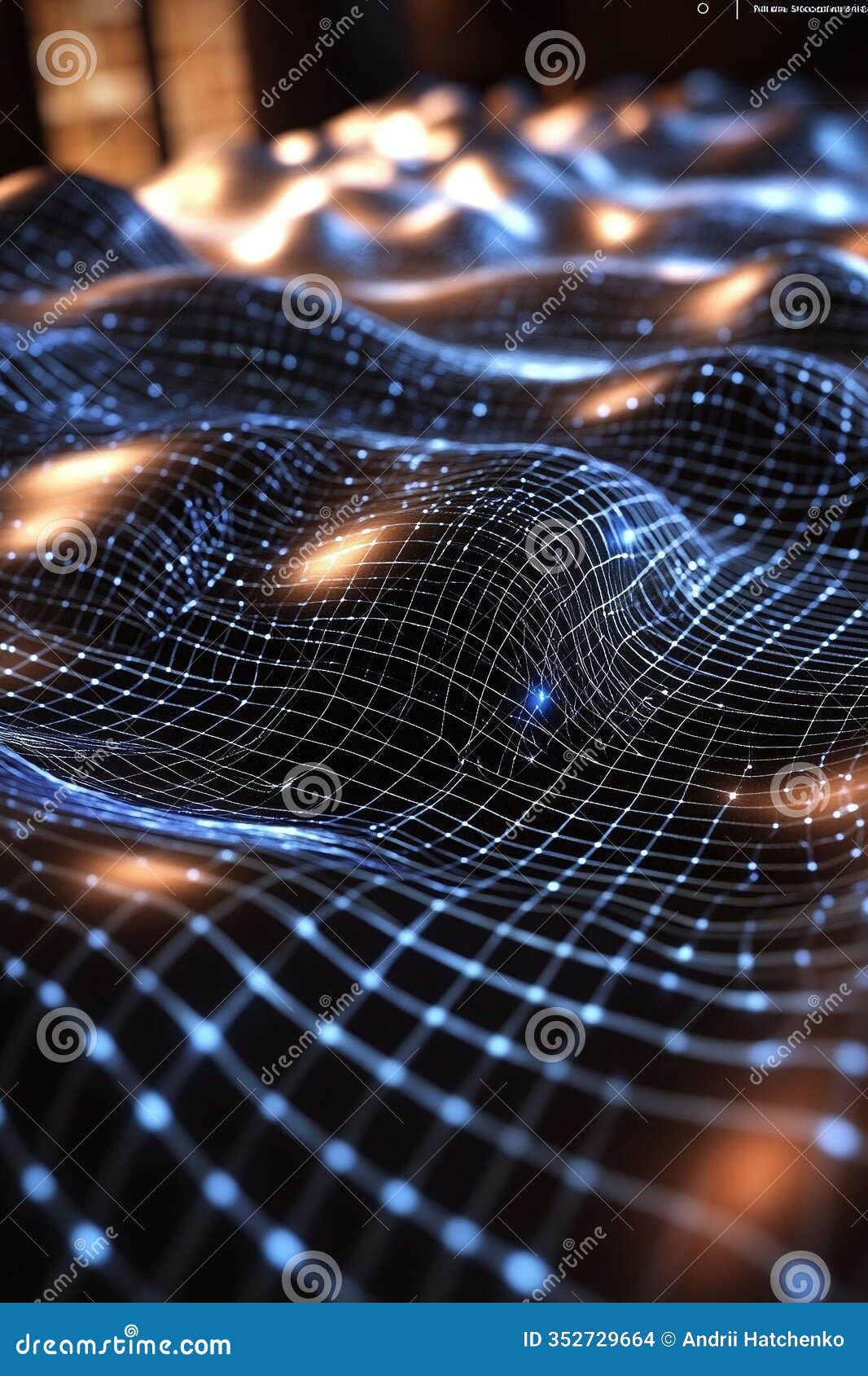 Time-space Grid Visualization Warping Under Intense Gravitational ...