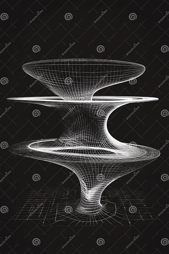 Time-space Grid Visualization Warping Under Intense Gravitational ...