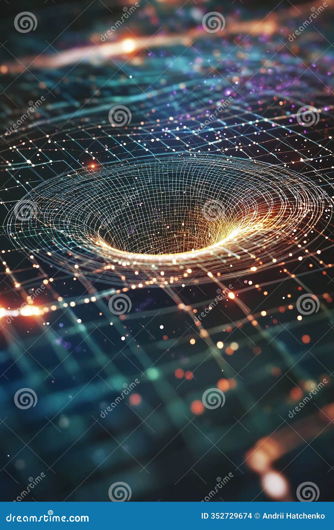 Time-space Grid Visualization Warping Under Intense Gravitational ...