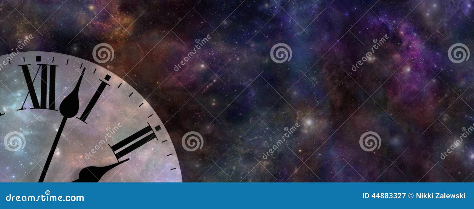 Time In Space Move The World In Galaxy Universe Art Design Concepet ...