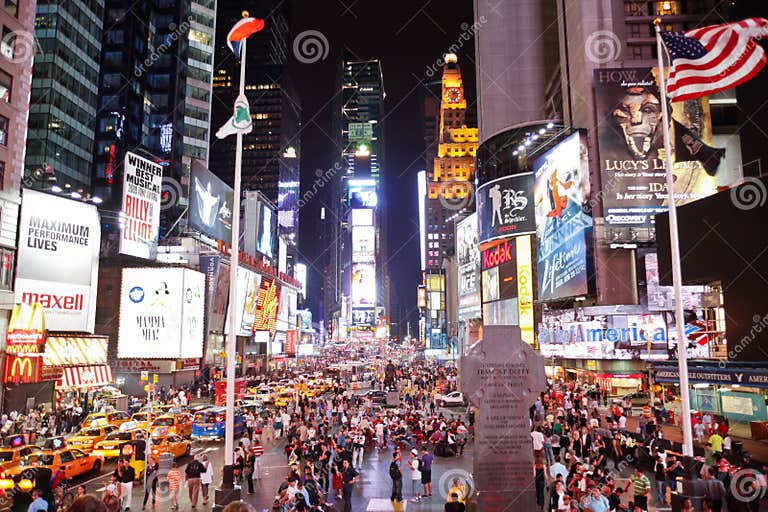 Time square editorial stock photo. Image of crowd, cola - 24127893