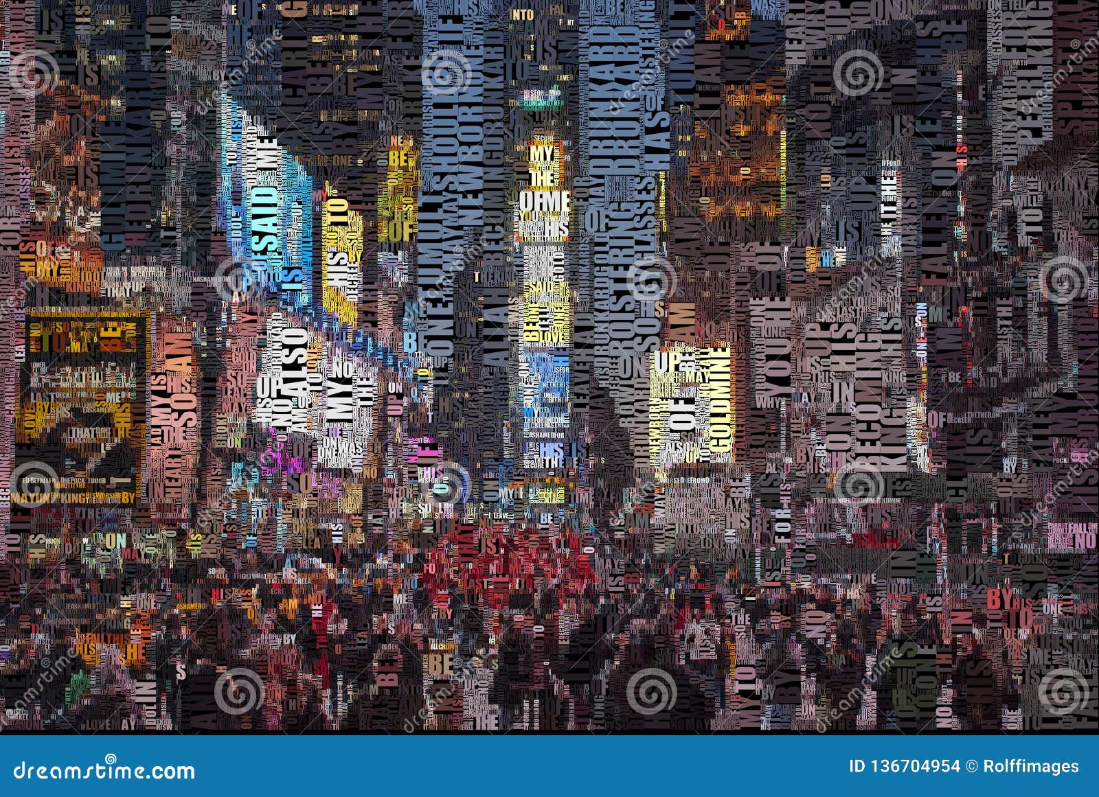 Time square stock photo. Image of business, composed - 136704954