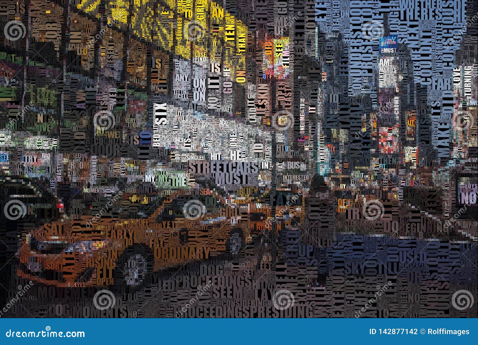 Time square stock illustration. Illustration of media - 142877142
