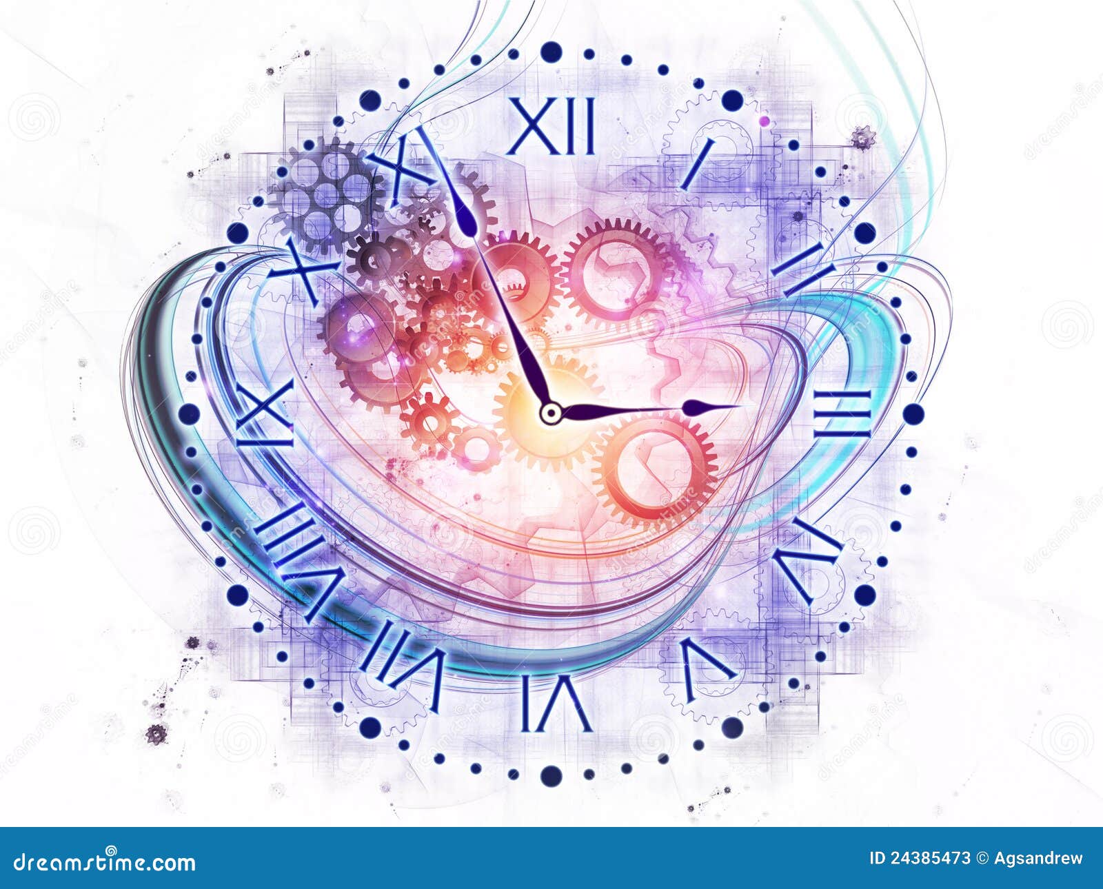 Time stream stock illustration. Illustration of abstract - 24385473