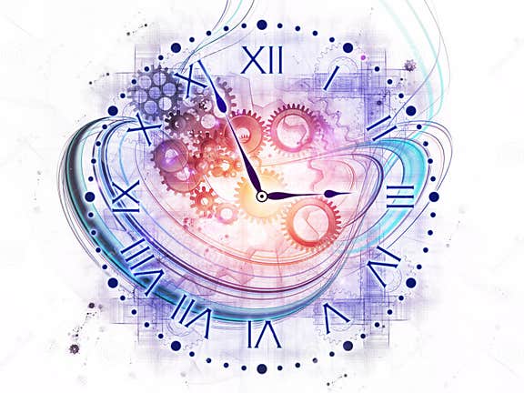 Time stream stock illustration. Illustration of abstract - 24385473