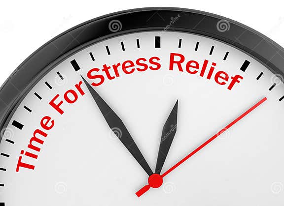 Time for stress relief stock illustration. Illustration of care - 84832007
