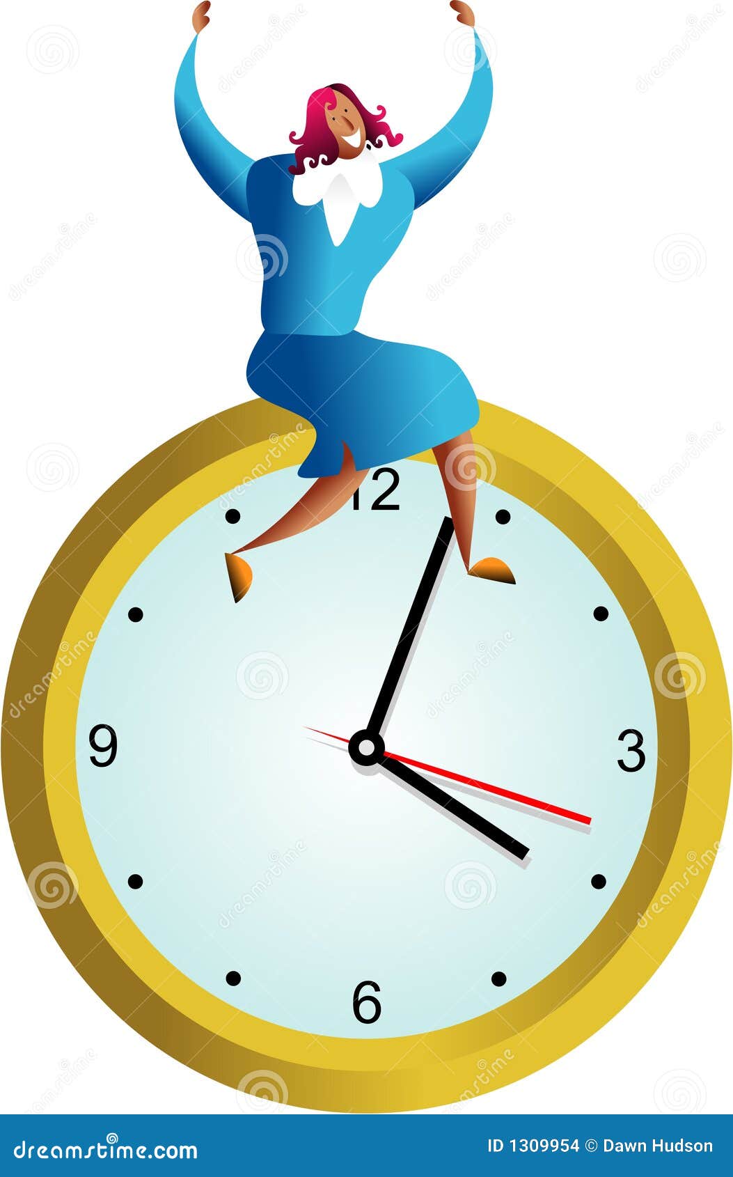 Time success stock illustration. Illustration of corporate - 1309954