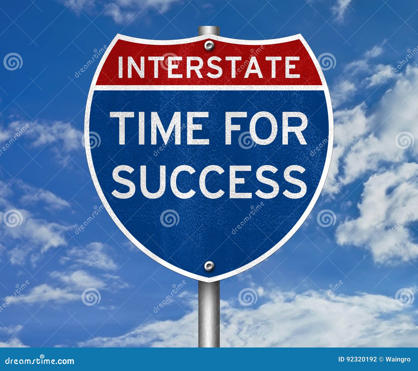 Time for success stock illustration. Illustration of challenge - 92320192