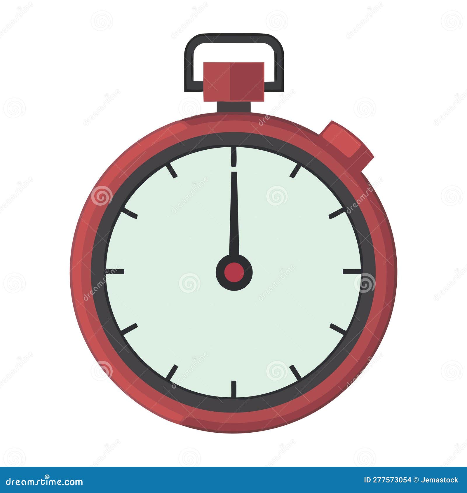 Time Symbol Measures Success, Ticking Seconds Count Stock Vector ...