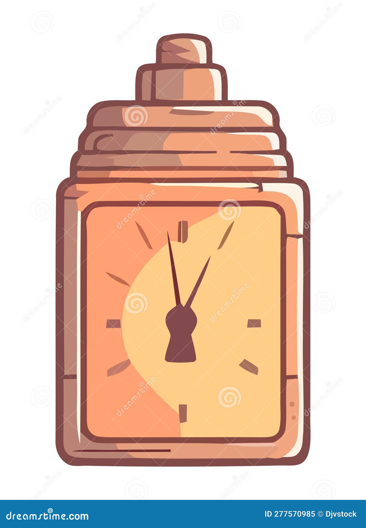 Time Symbolized by Clock, Countdown and Reminder Stock Vector ...