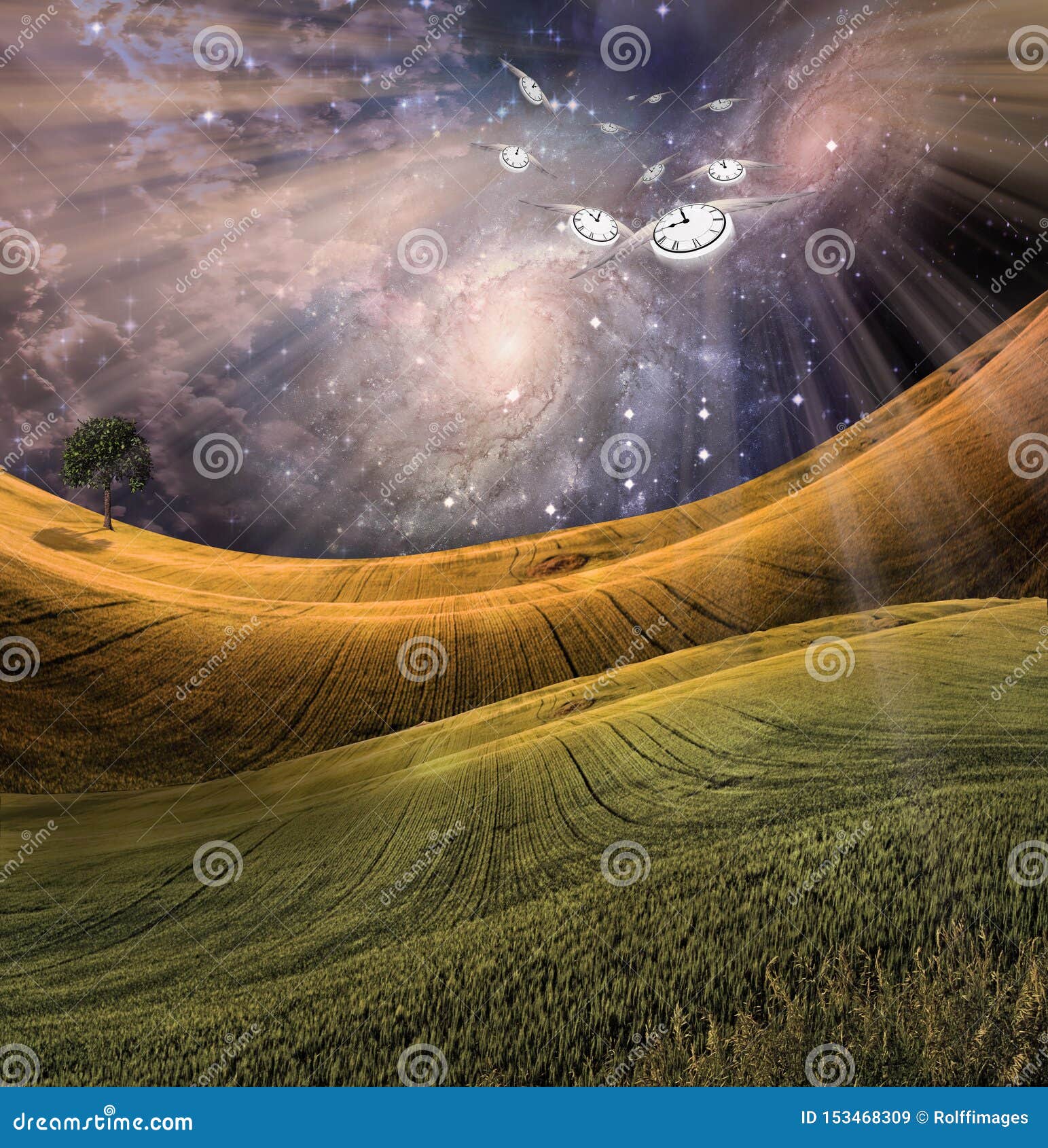 Flow of Time stock illustration. Illustration of objects - 153468309