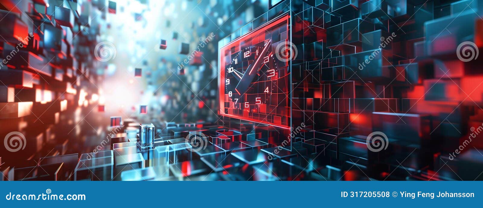 Time Takes on a Psychedelic Form with a Mesmerizing Transparent Clock ...