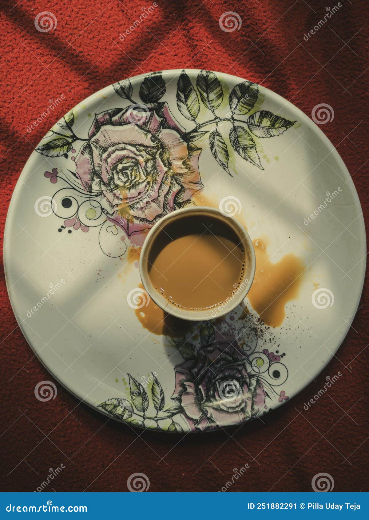 The Time of Tea Break. stock image. Image of meal, cafe - 251882291