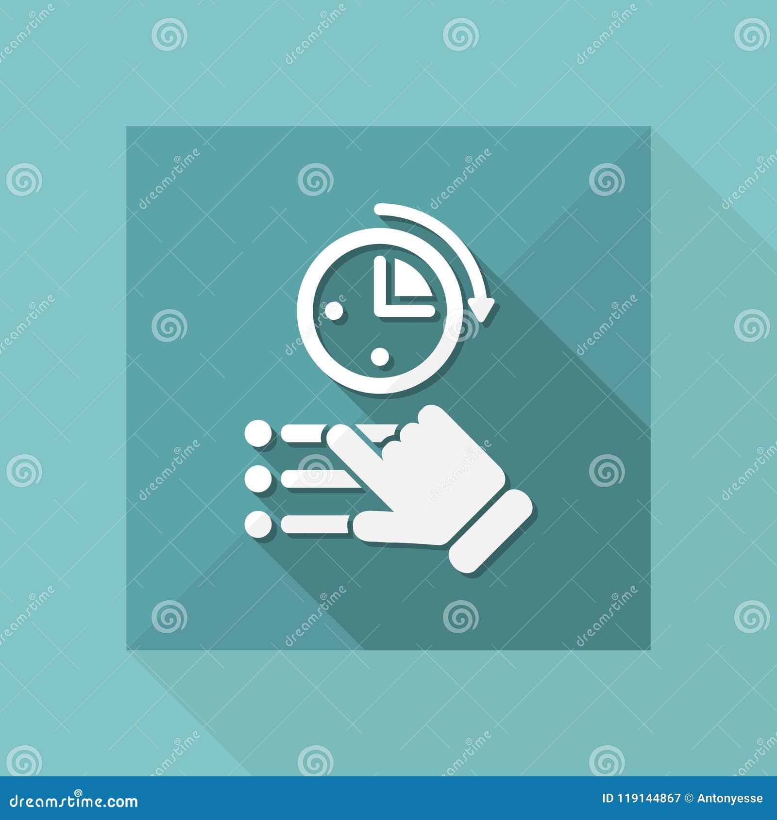Time for test stock vector. Illustration of button, lines - 119144867