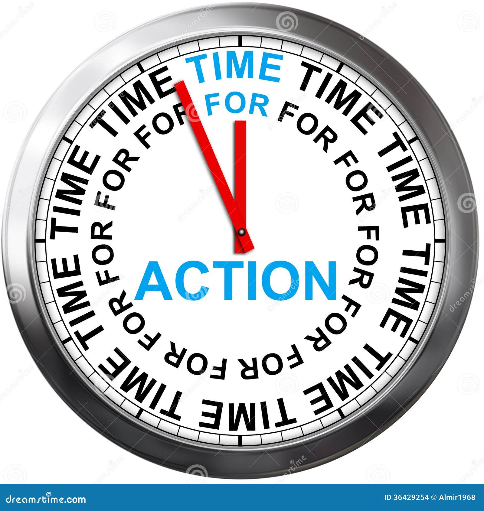 Time to action stock illustration. Illustration of productivity - 36429254
