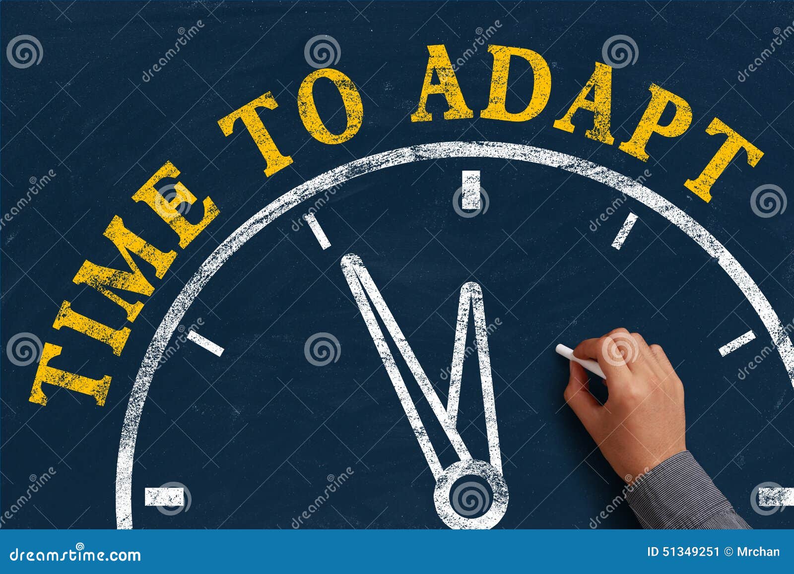 Time To Adapt Stock Photo - Image: 51349251