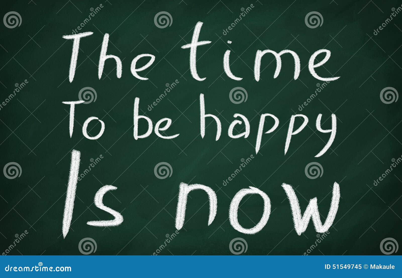 The Time To Be Happy is Now Stock Image - Image of business, vacation ...