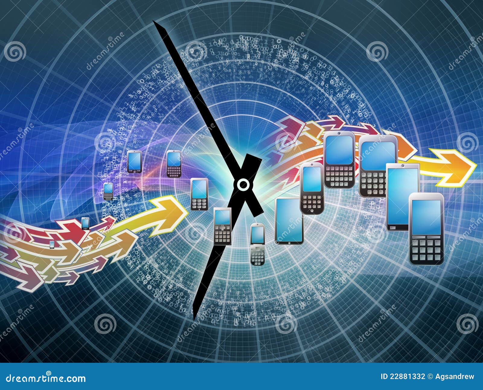 Time to Connect stock illustration. Illustration of abstract - 22881332