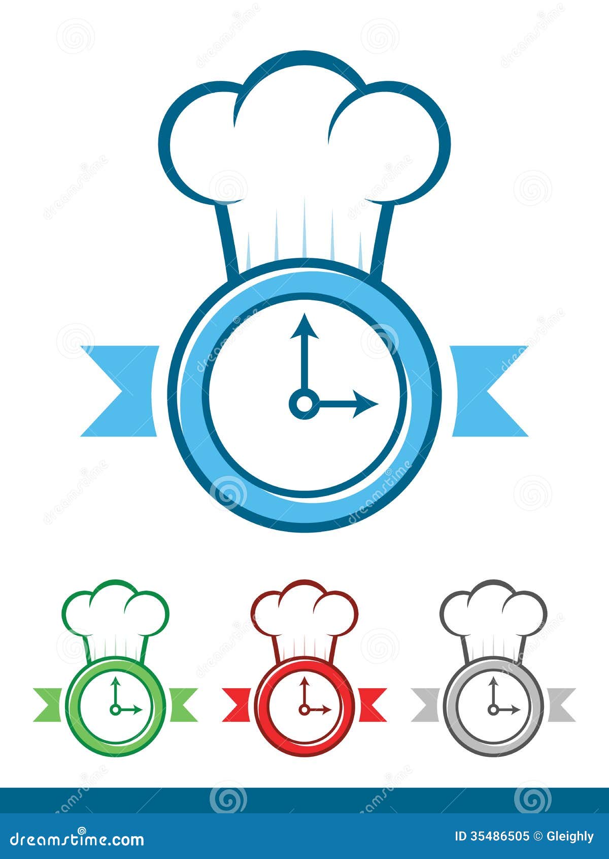 Time to Cook stock vector. Illustration of baker, graphic - 35486505