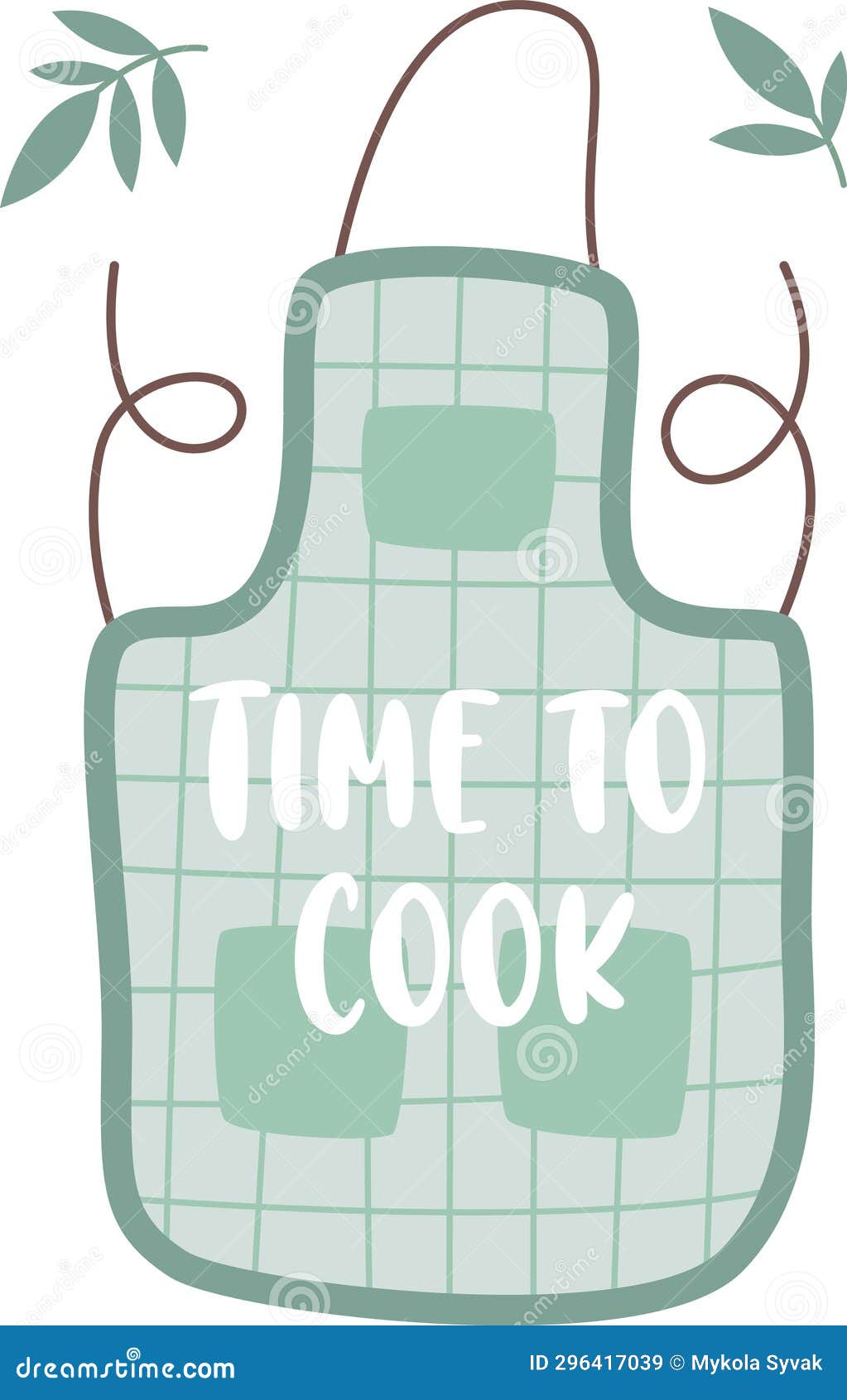 Time To Cook stock illustration. Illustration of clock - 296417039