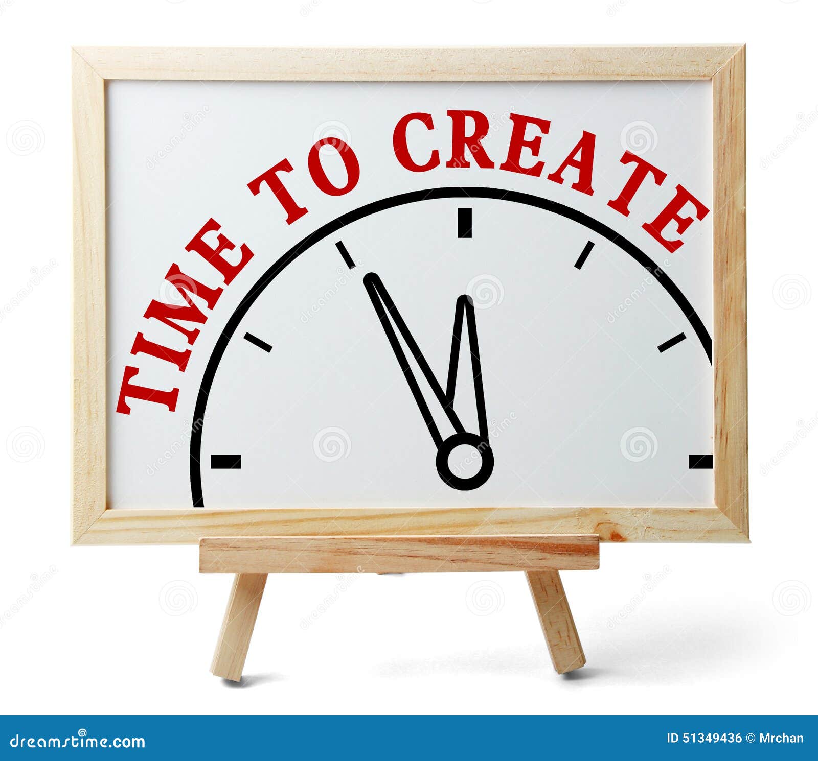 Time to create stock photo. Image of action, innovation - 51349436