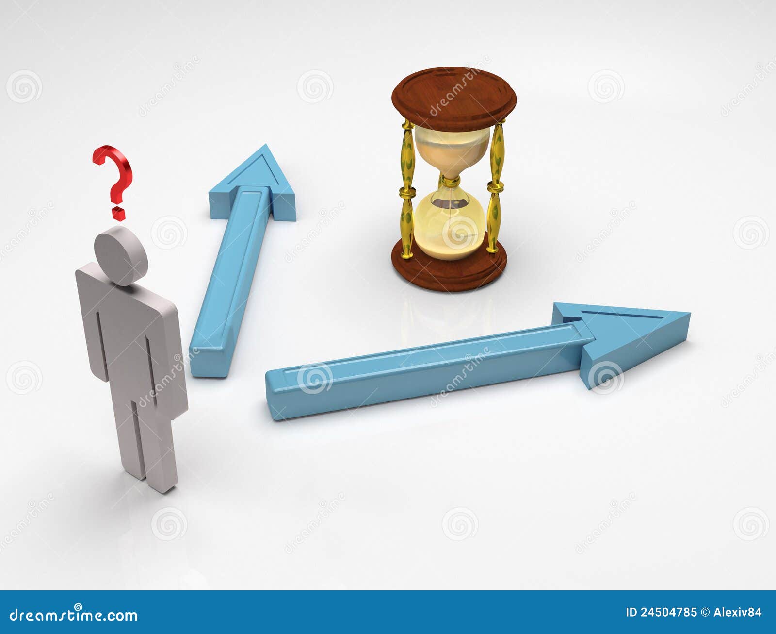 Time to decide stock illustration. Illustration of entrepreneur - 24504785