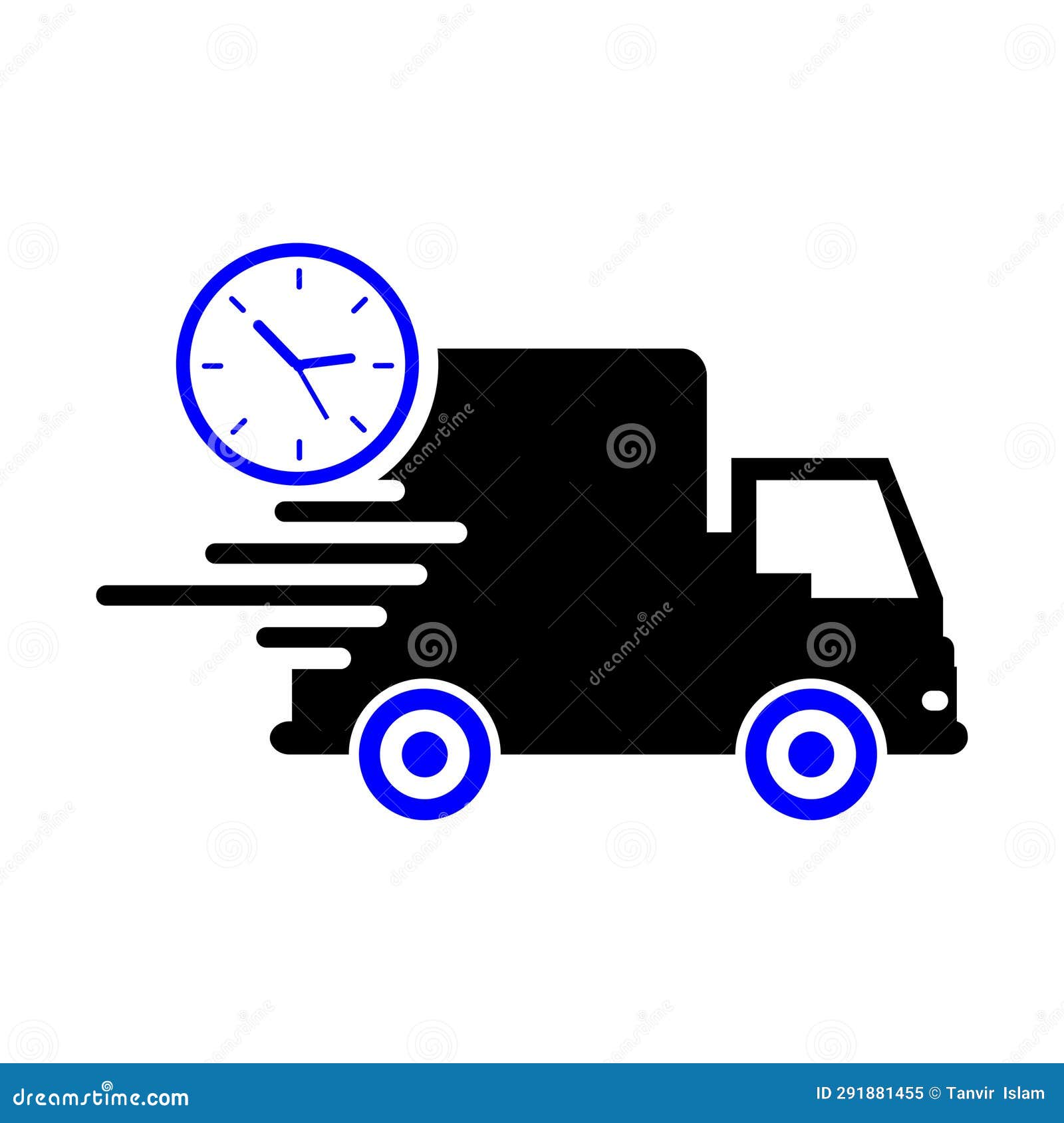 Time To Delivery Icon stock illustration. Illustration of bangladesh ...